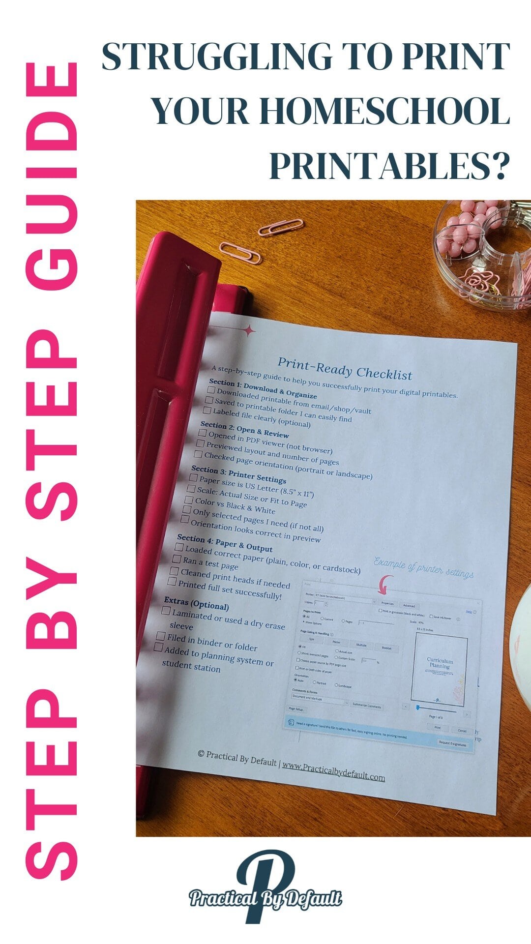 How to Print Printables: A Guide for Busy Homeschool Moms