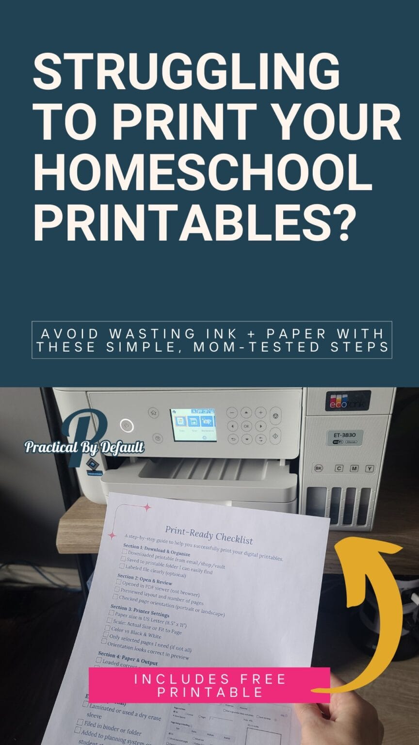 How to Print Printables: A Guide for Busy Homeschool Moms