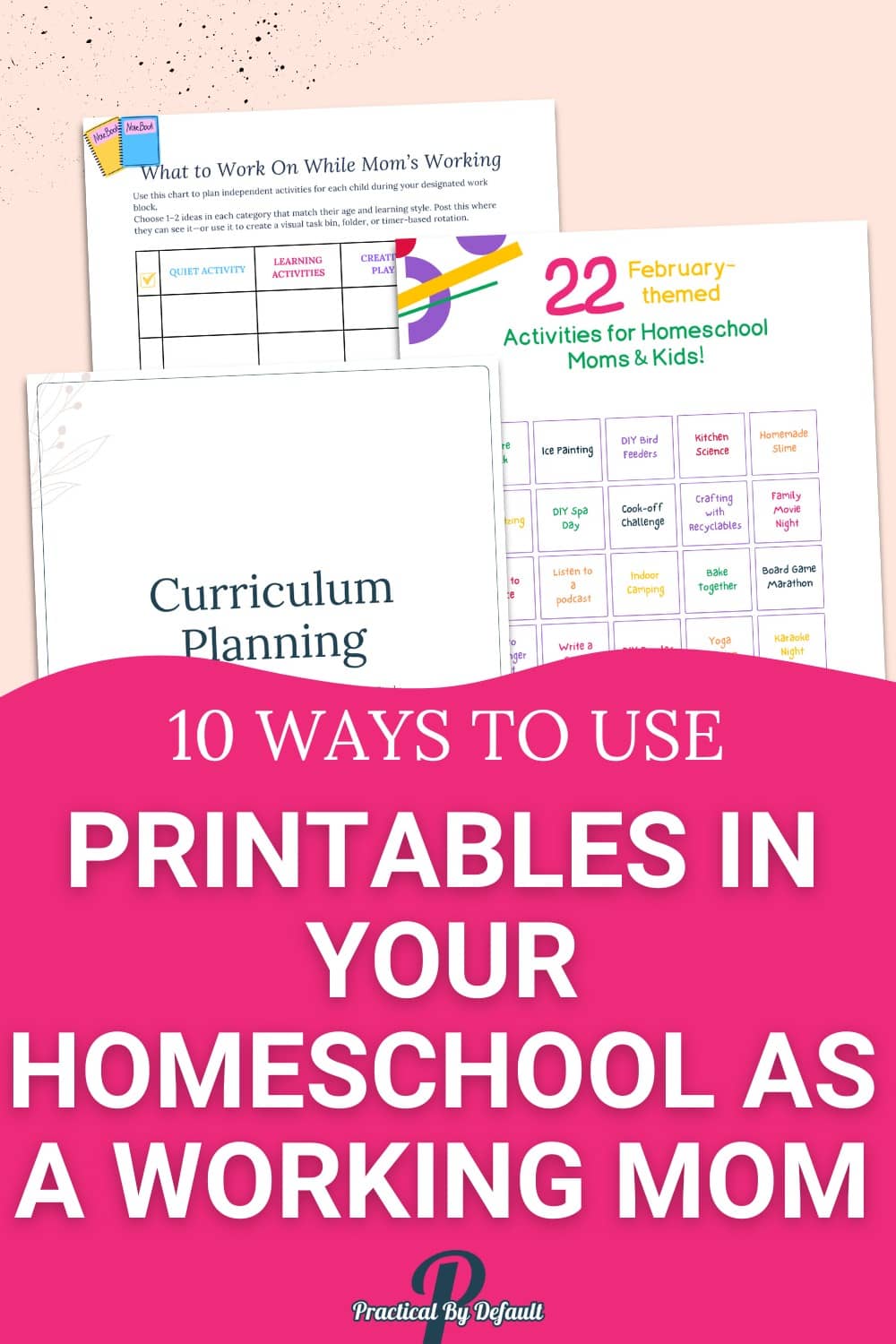 How to Use Printables in Your Homeschool as a Working Mom