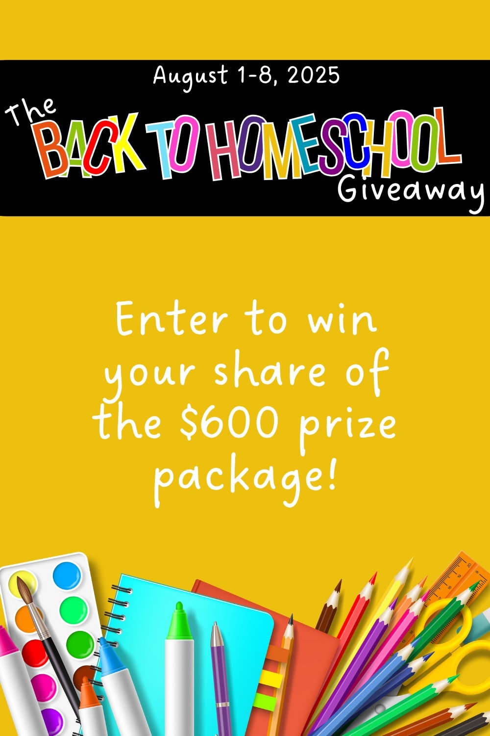 Back to Homeschool Giveaway – Enter to Win!